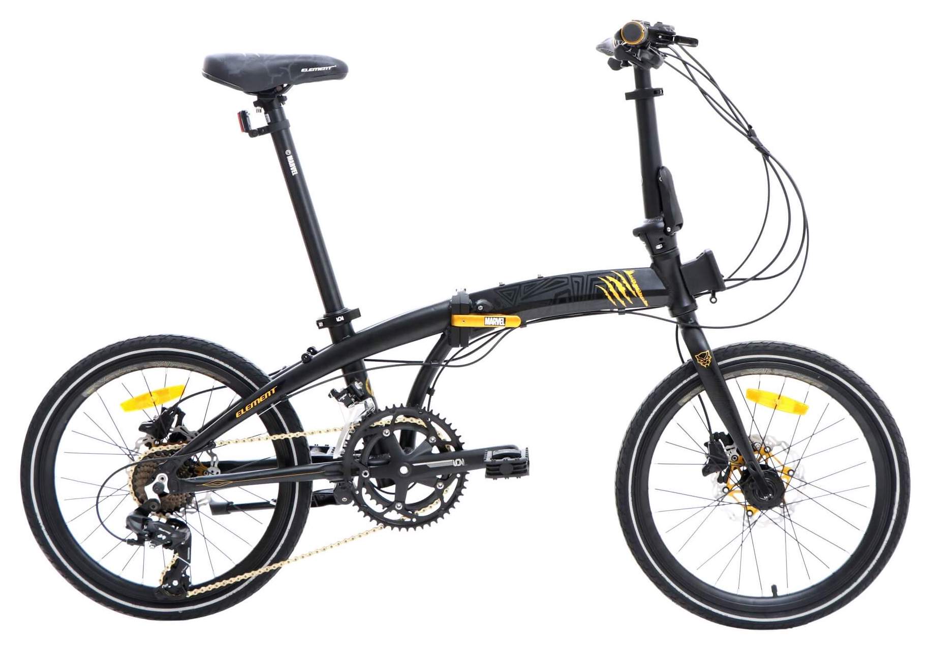 Element Folding Bike Ecosmo Z8 Black Panther Edition - MauGowes
