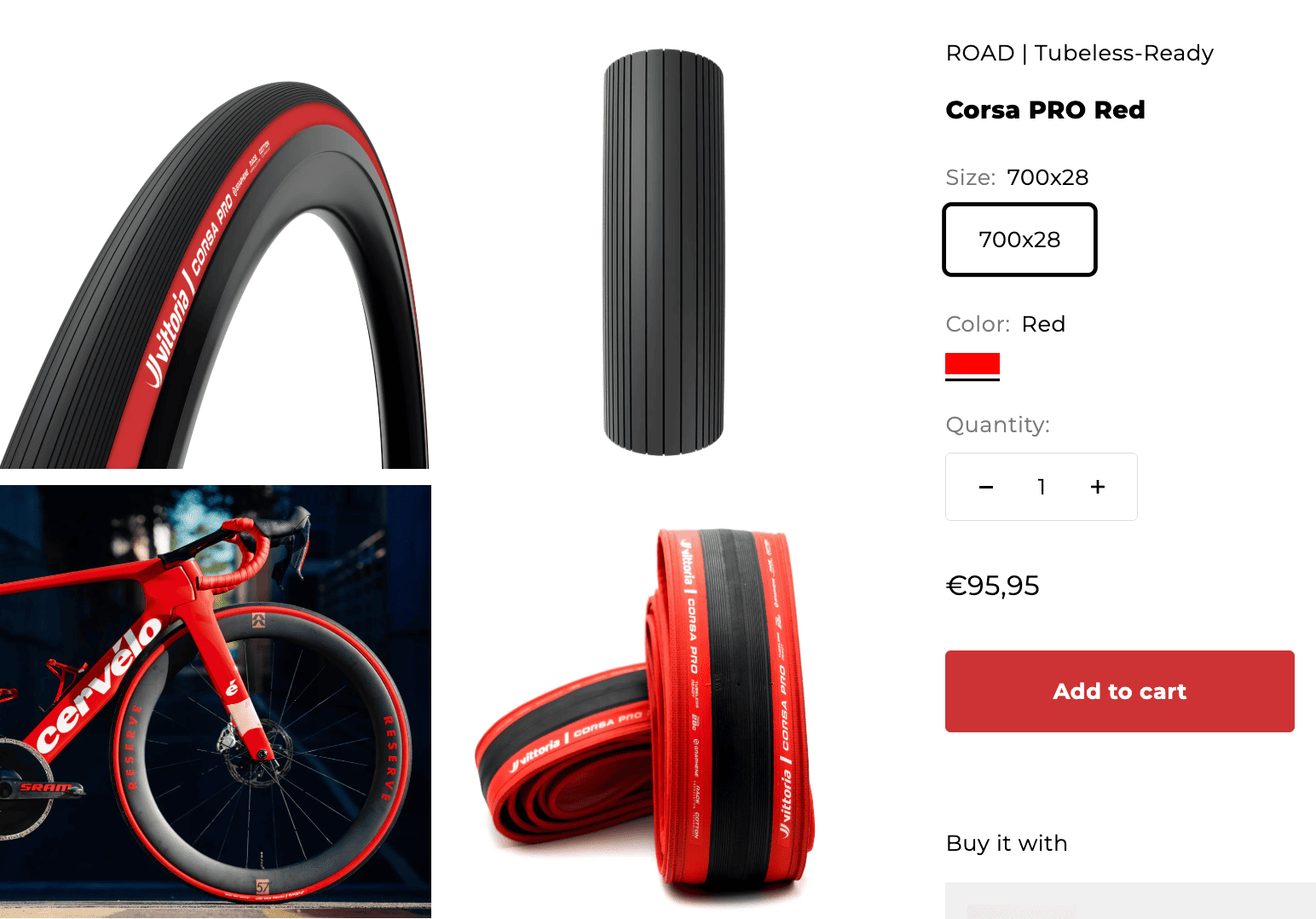 Vittoria Corsa Pro Red: Kini Makin Menyala Dengan Warna Merah di Ban ...