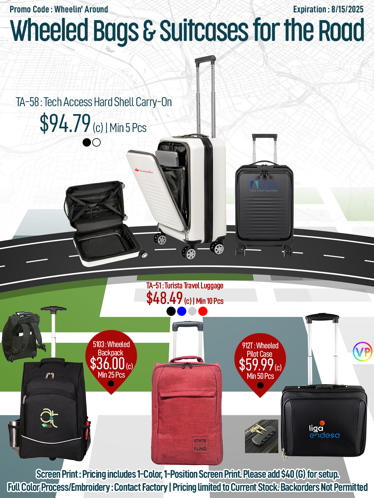 Wheeled Bags & Suitcases for the Road