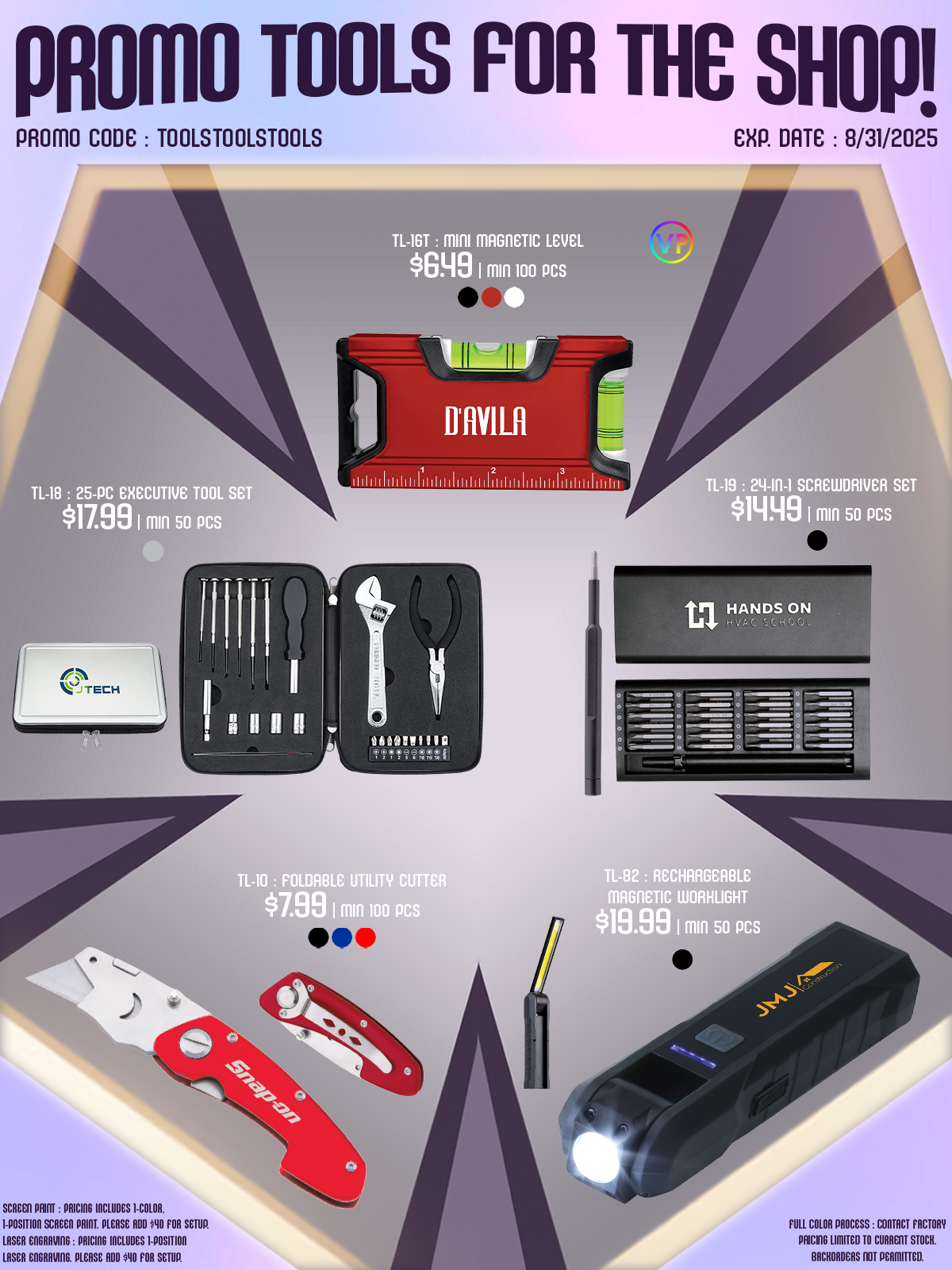 Promo Tools for the Shop!