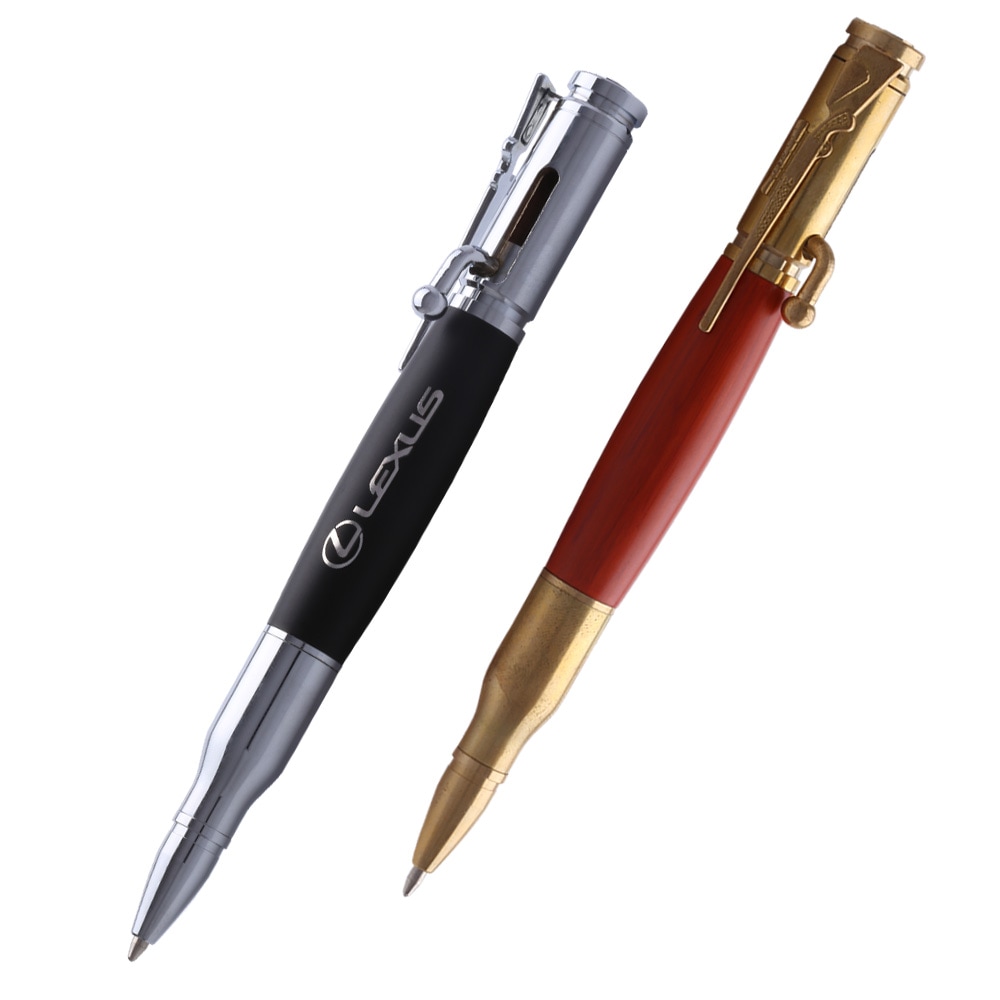 Bullet Pen - Push-Lock Ballpoint Pen - CosmoPromosCosmoPromos