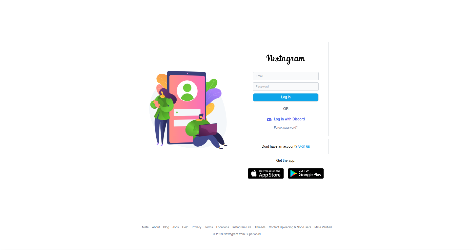 GitHub - superiorkid/nextagram: Nextagram - instagram clone