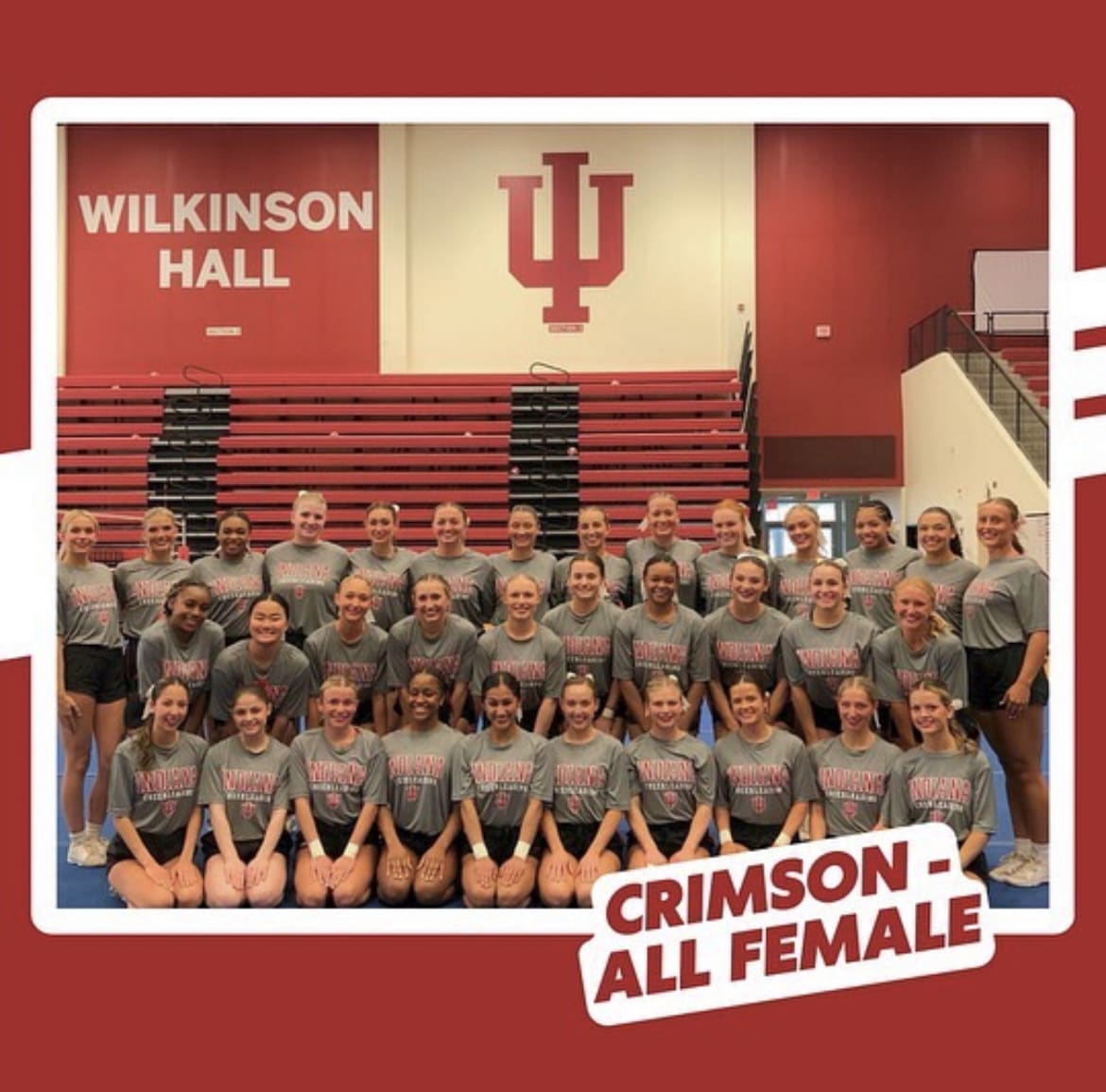 NIL Club for Indiana University, Bloomington Cheerleading Team