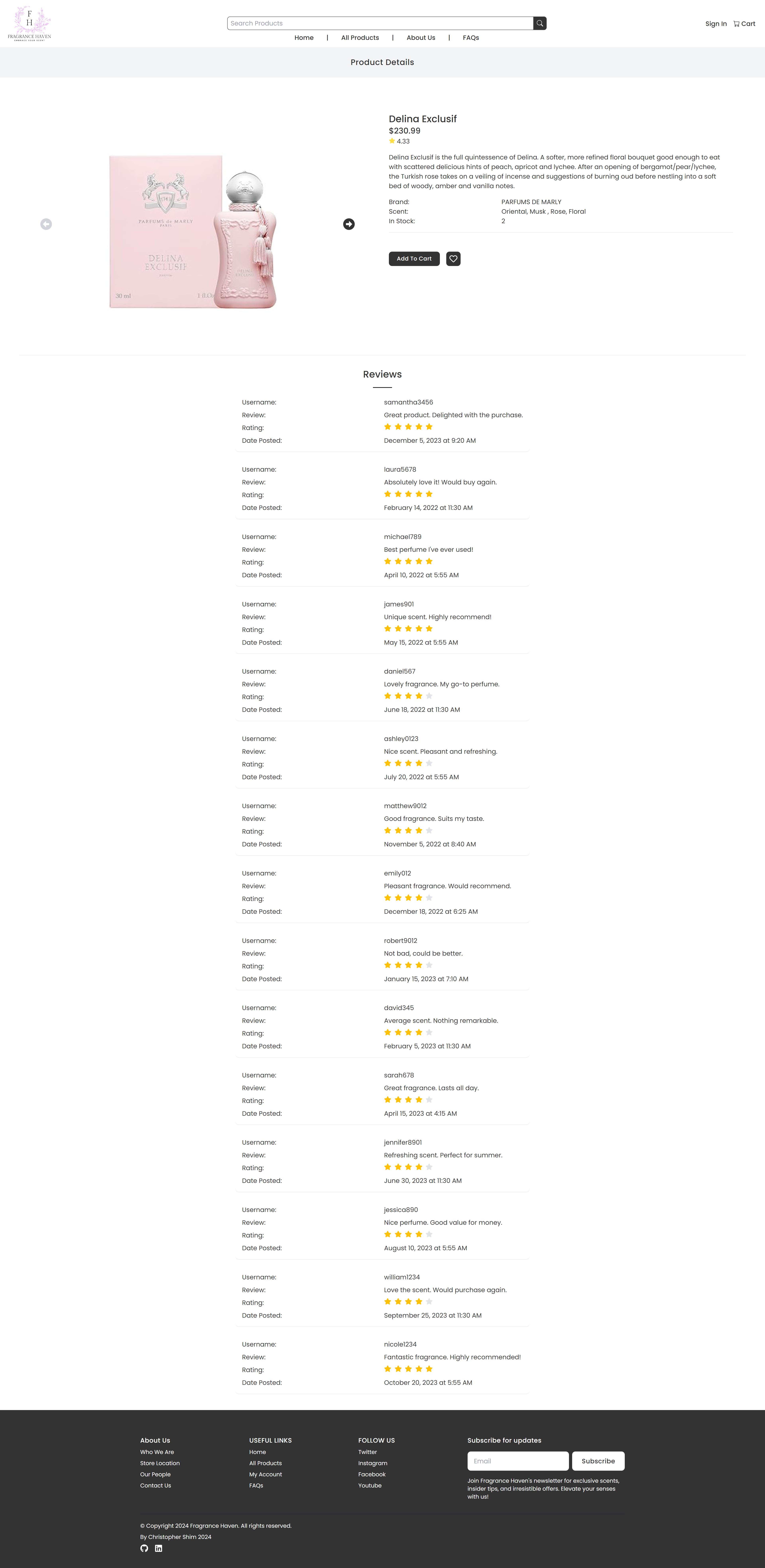 GitHub - ChrisShim98/fragrancehaven: E-Commerce Web Application