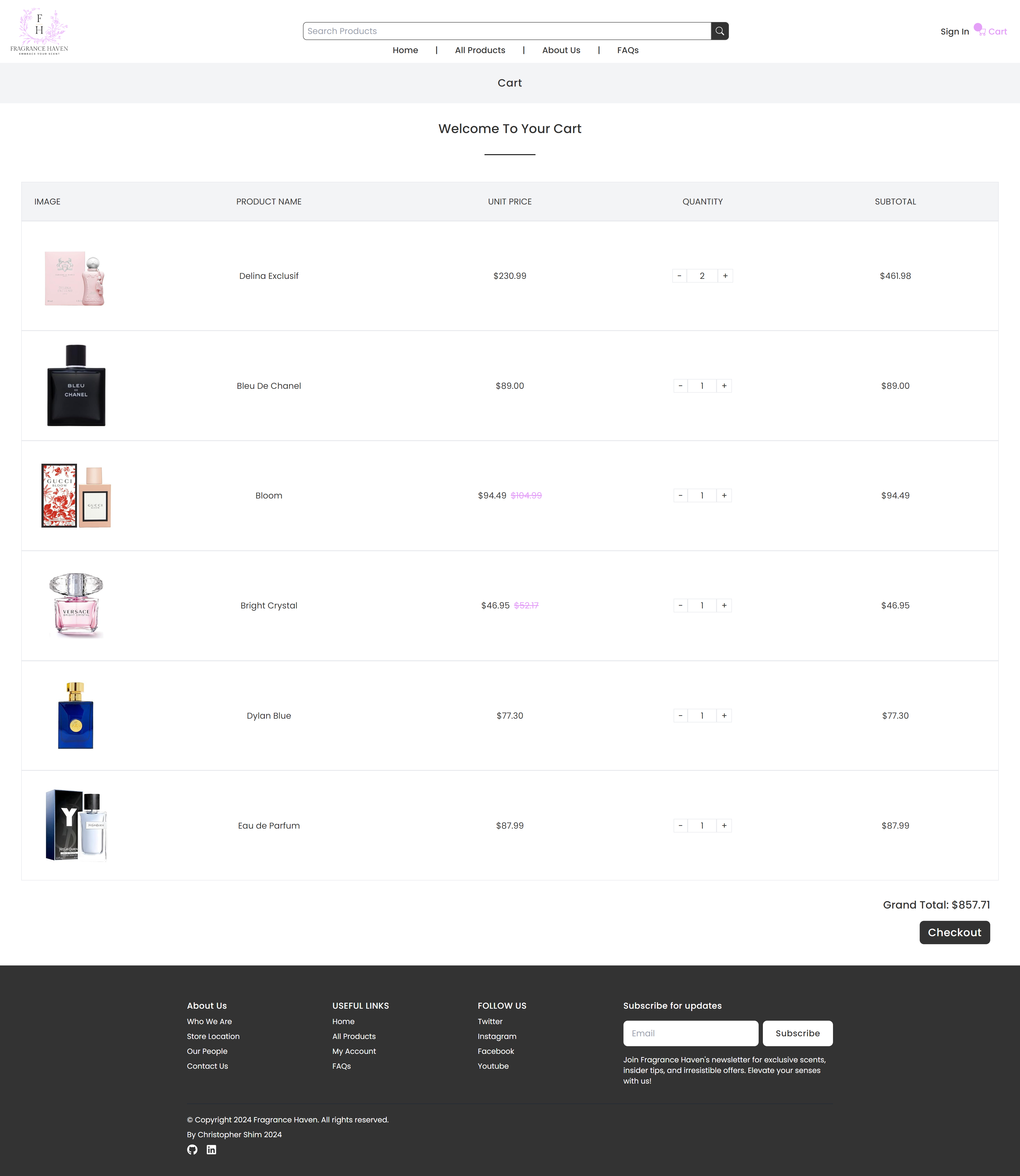 GitHub - ChrisShim98/fragrancehaven: E-Commerce Web Application