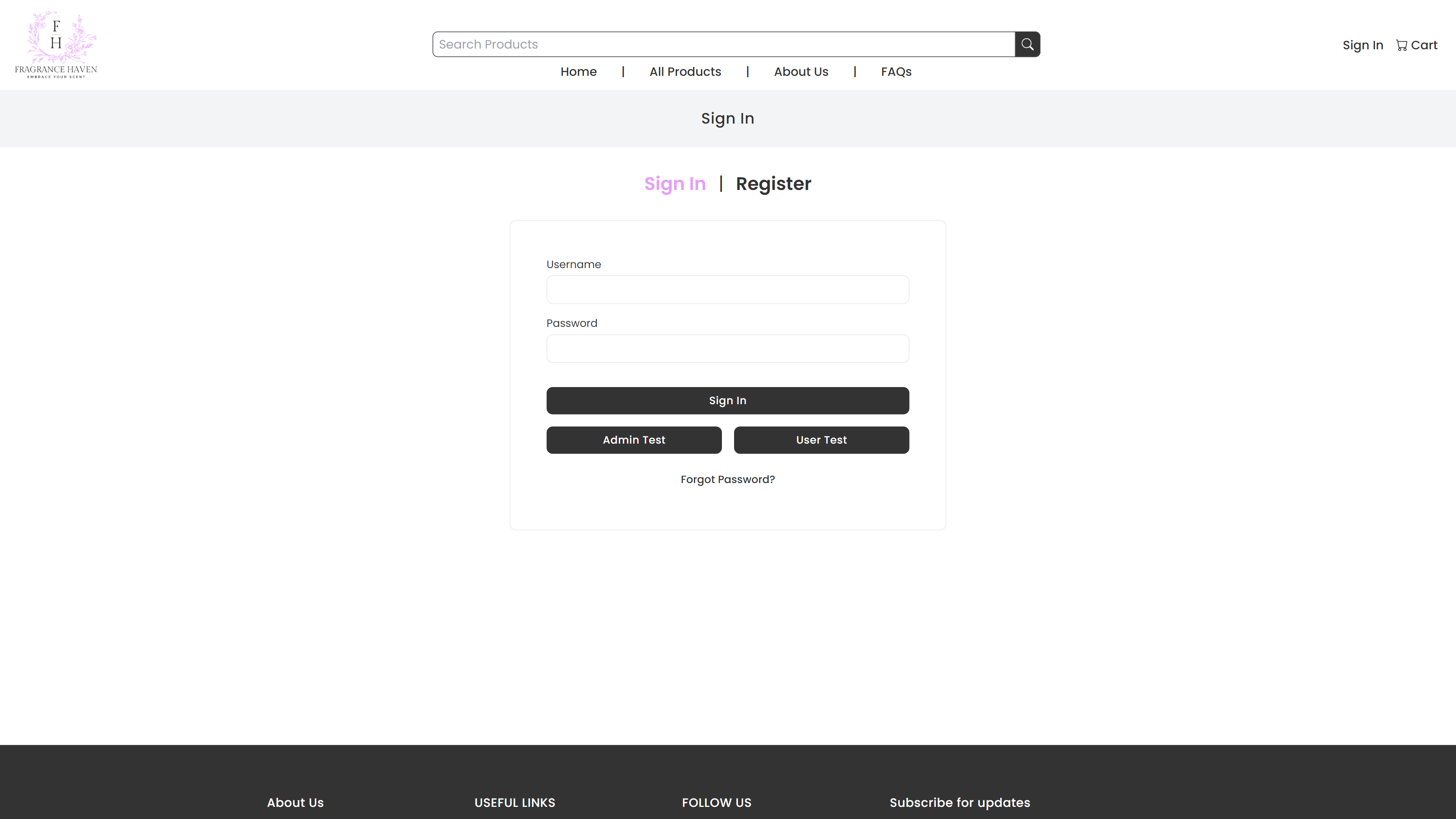 GitHub - ChrisShim98/fragrancehaven: E-Commerce Web Application