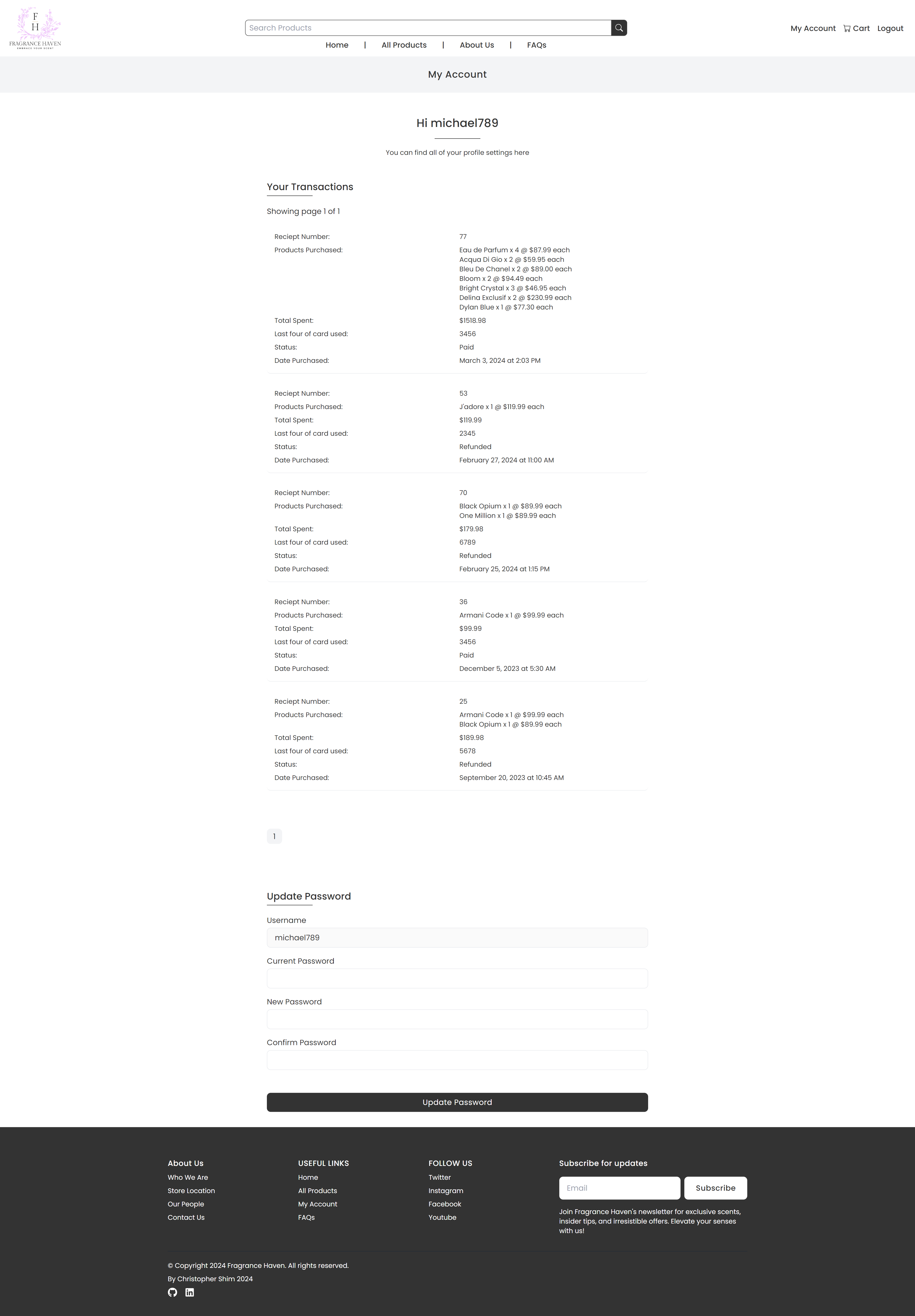 GitHub - ChrisShim98/fragrancehaven: E-Commerce Web Application