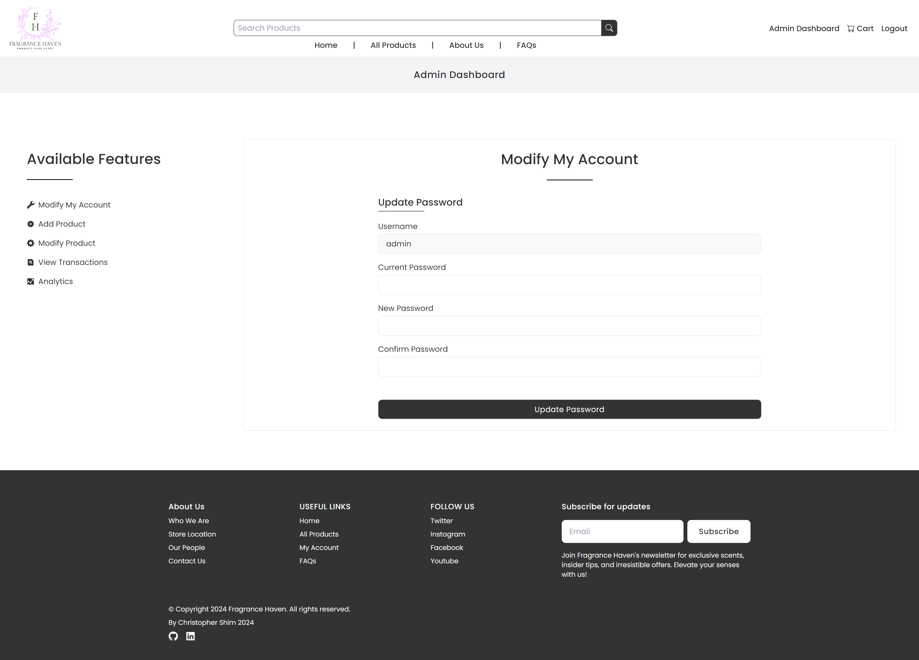 GitHub - ChrisShim98/fragrancehaven: E-Commerce Web Application