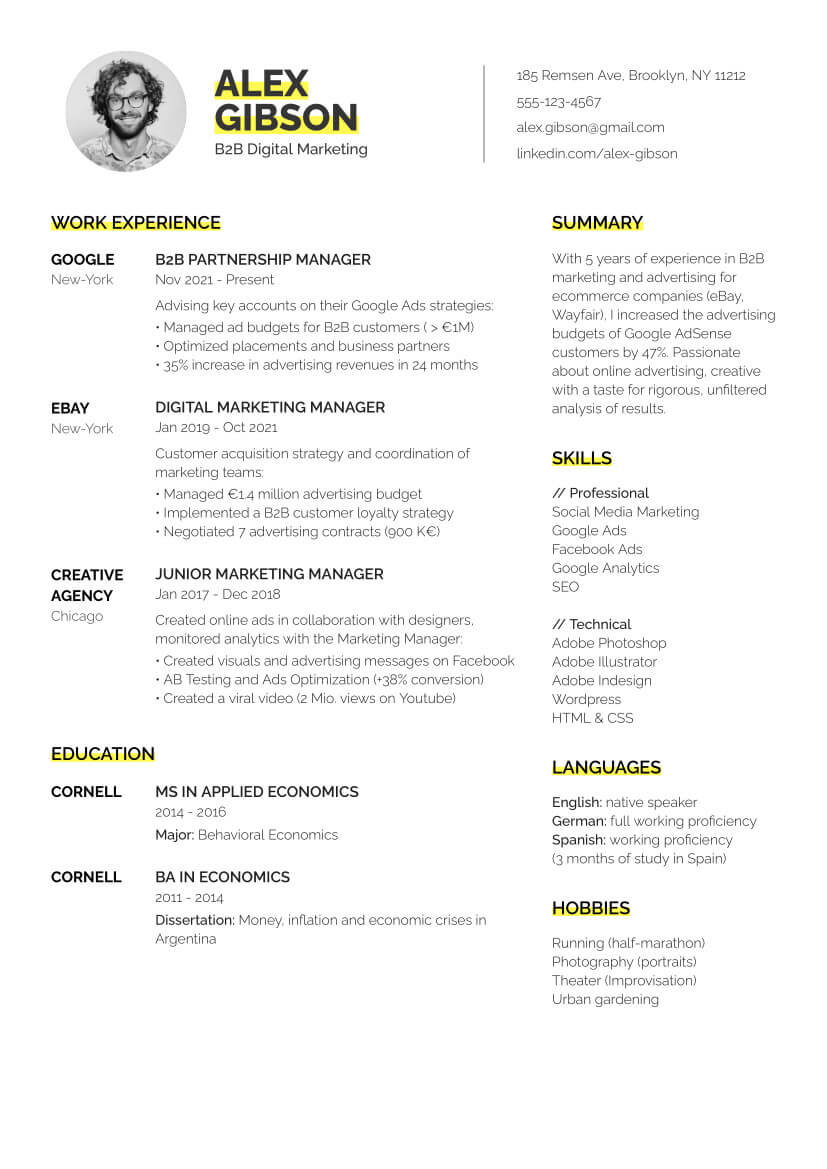Resume Templates to Download in Word [2026]