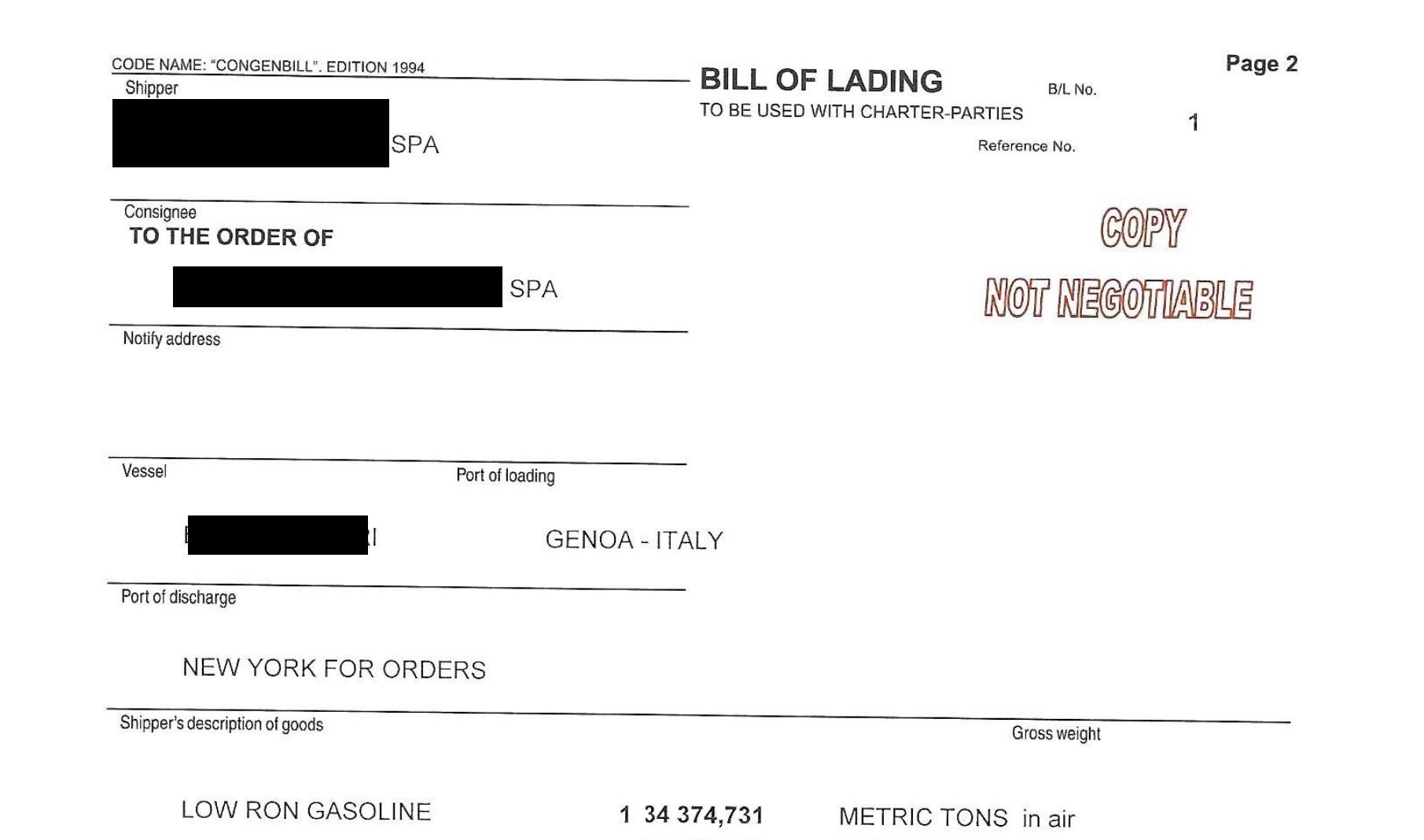 Sea Waybills: Simplified Shipping Documents