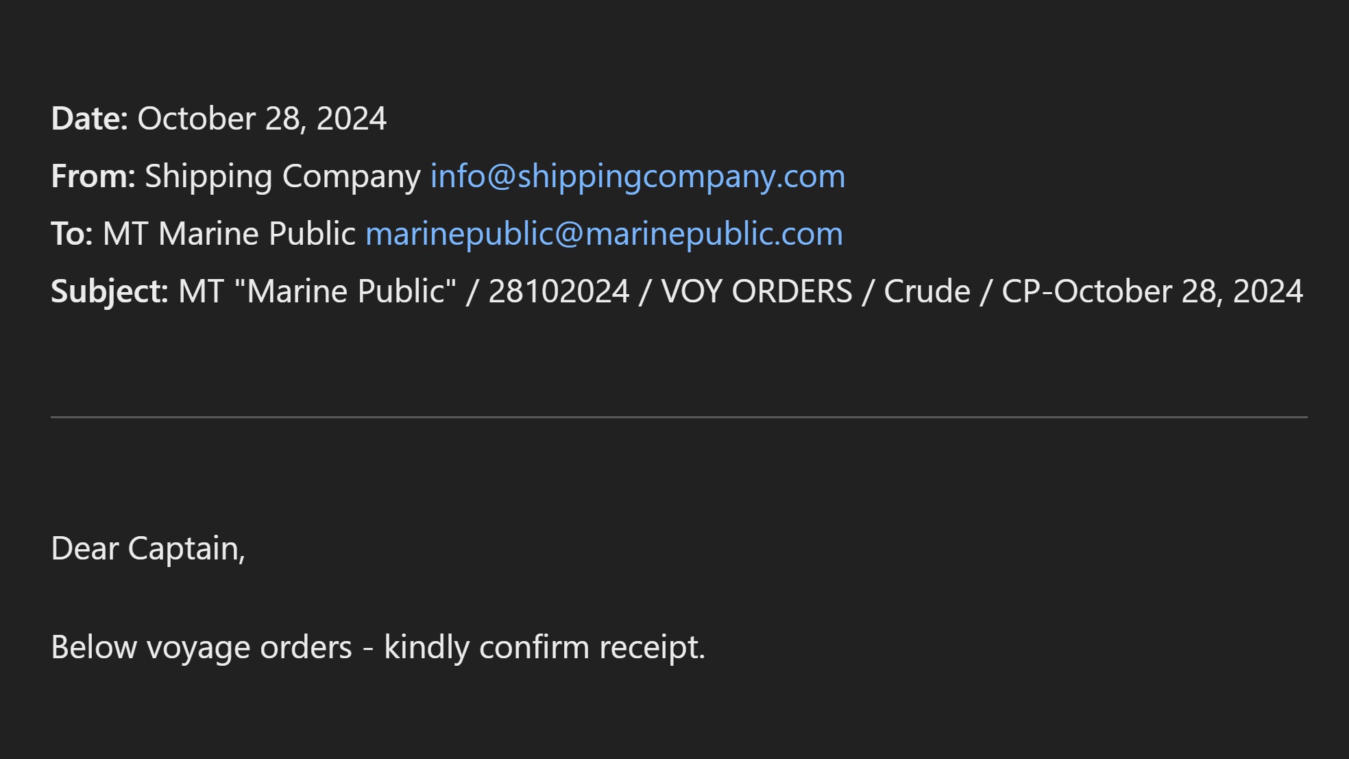 Maritime Abbreviations for Shipping, Chartering, Logistics