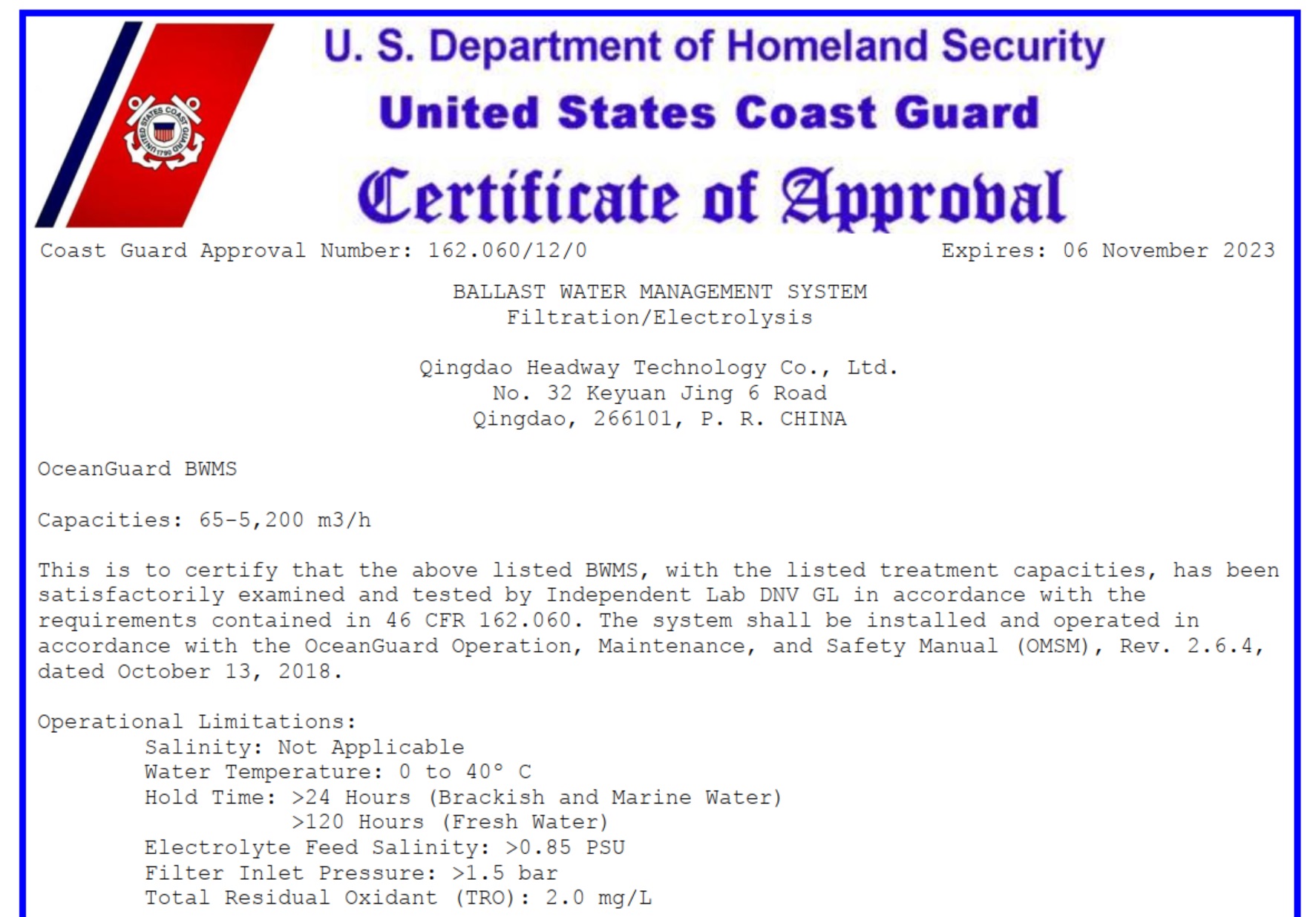 Ballast Water Management Compliance Regulations: Europe & US