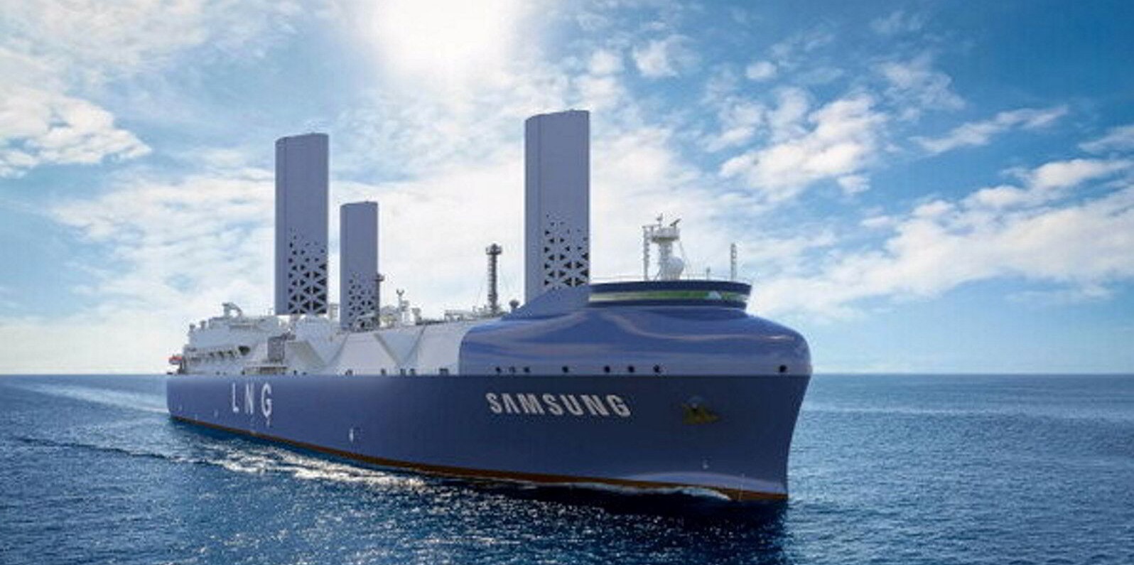 Samsung Heavy’s LNG Carrier with Wind-Assisted Design