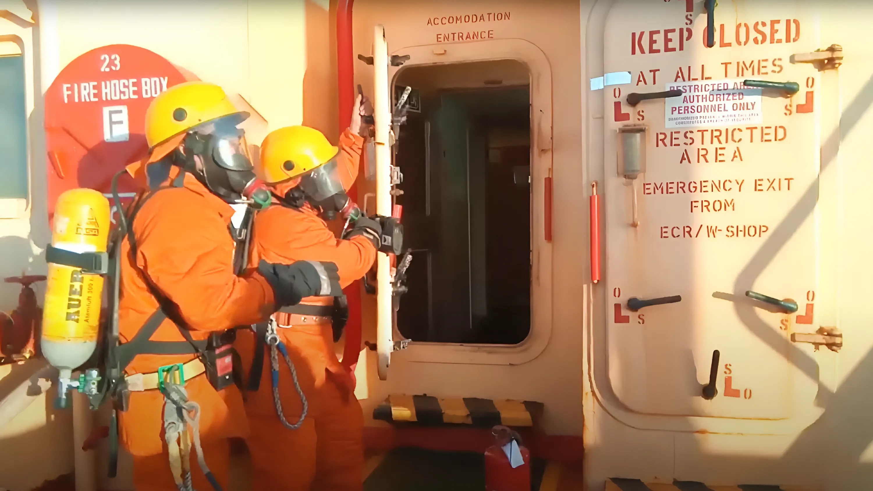 Seafarers Certificates Basic Training, Advanced Firefighting