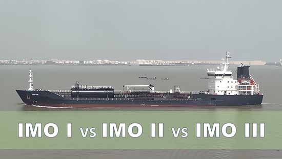 Chemical Tankers: IMO I vs IMO II vs IMO III Categories