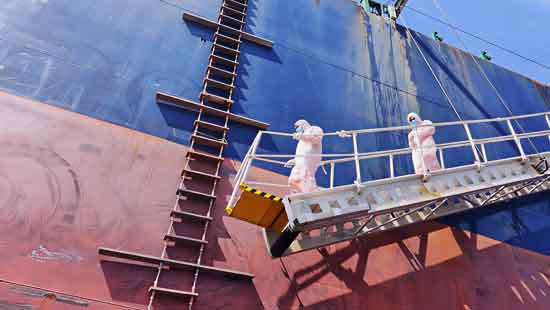 Safe Pilot Boarding with Proper Combination Ladder Rigging