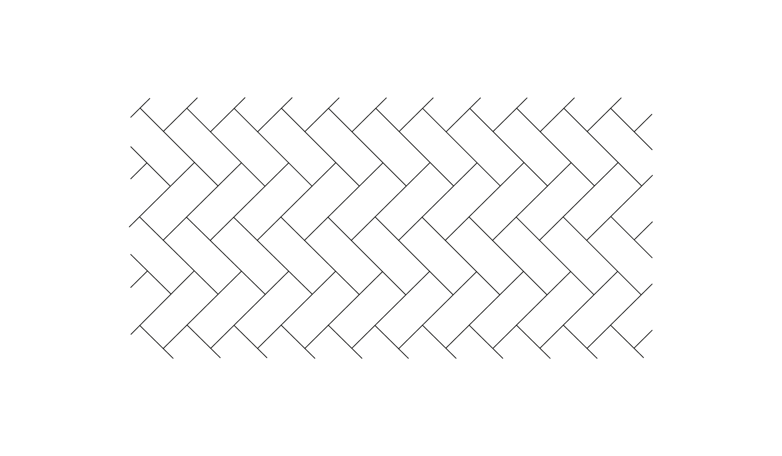 Experience oak planks laid in historical pattern - Herringbone flooring