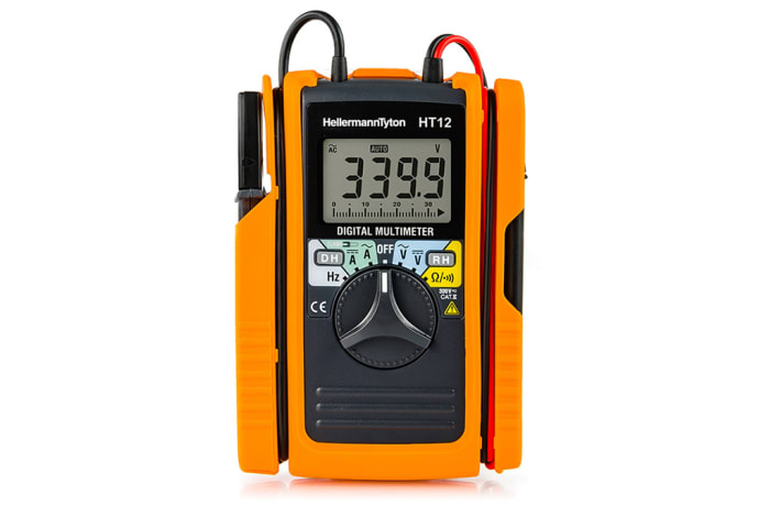 Pocket Digital Multimeter with Integrated Ac/Dc 60a Clamp Meter Ht12 ...