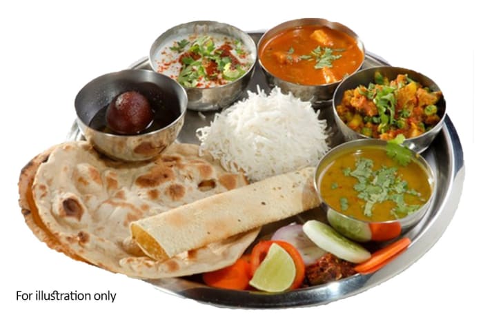 Thali Dishes - Vegetarian Thali Takeaway | Mahak Restaurant & Lodge