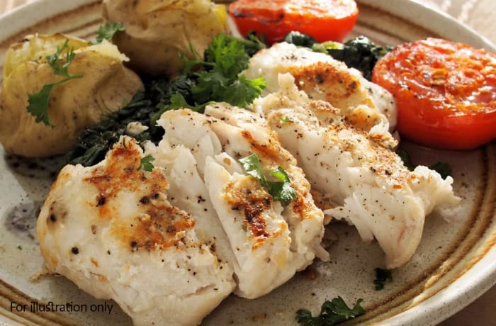 Grilled Hake Fillet - K160 | Mint Lounge Cafe