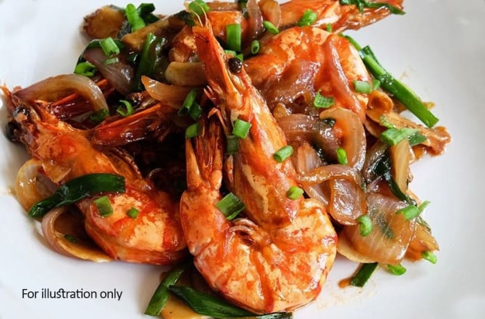 Jacaranda - Chinese specialities - Deep-fried Tiger Prawn with Dried ...