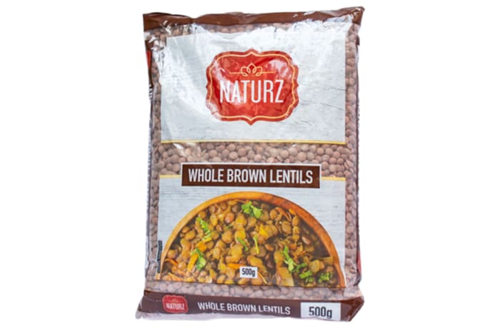 Naturz Whole Brown Lentils - 10 X 500g | Vamara Group