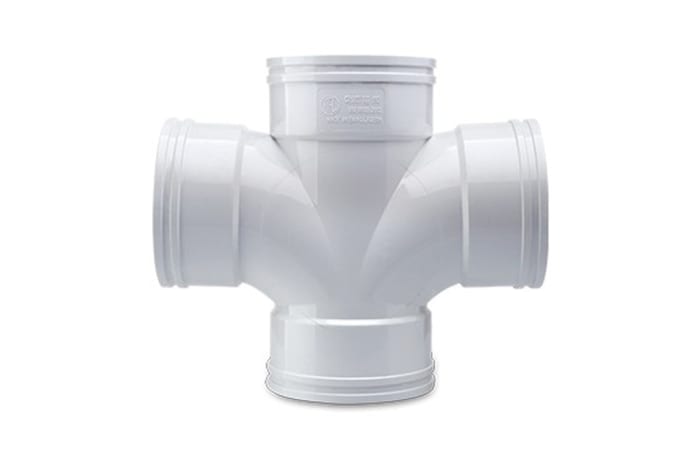 P.V.C Plane Cross 4-Way Tee | Pafriw Hardware