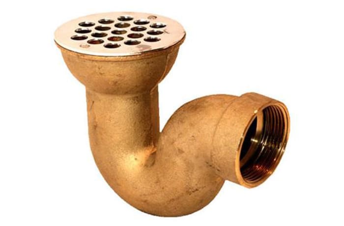 Shower P-Trap Copper-Plated Grating | Pafriw Hardware