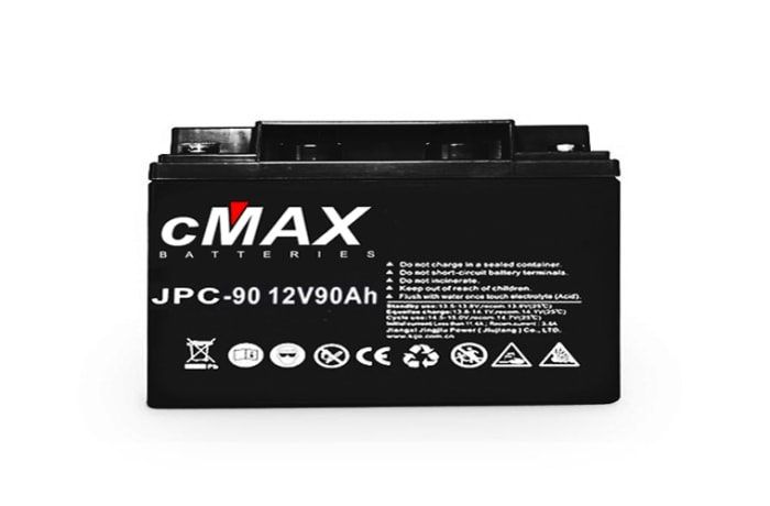 Cmax Batteries Jpc-90-12 12v 90ah Lead Carbon Battery | Sunray Power ...