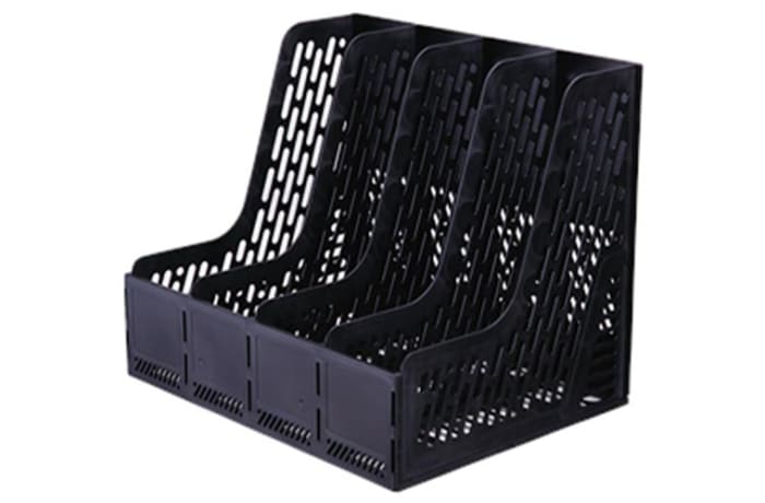 Deli File Tray 3 Layer Black 9209 | Bookworld