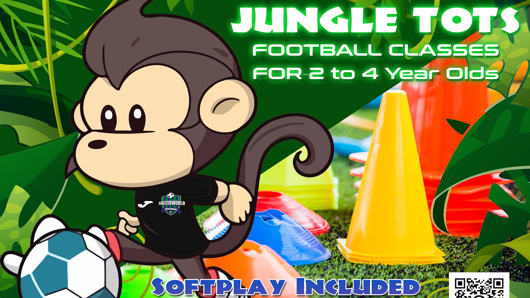 Weekday Jungle Tots Football: 4 Year Olds (Mon-Fri) | Pebble