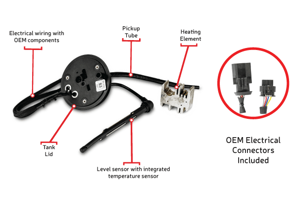 DEF Tank Heater Kit For Volkswagen Passat (NMS) | XeMODeX Inc Canada