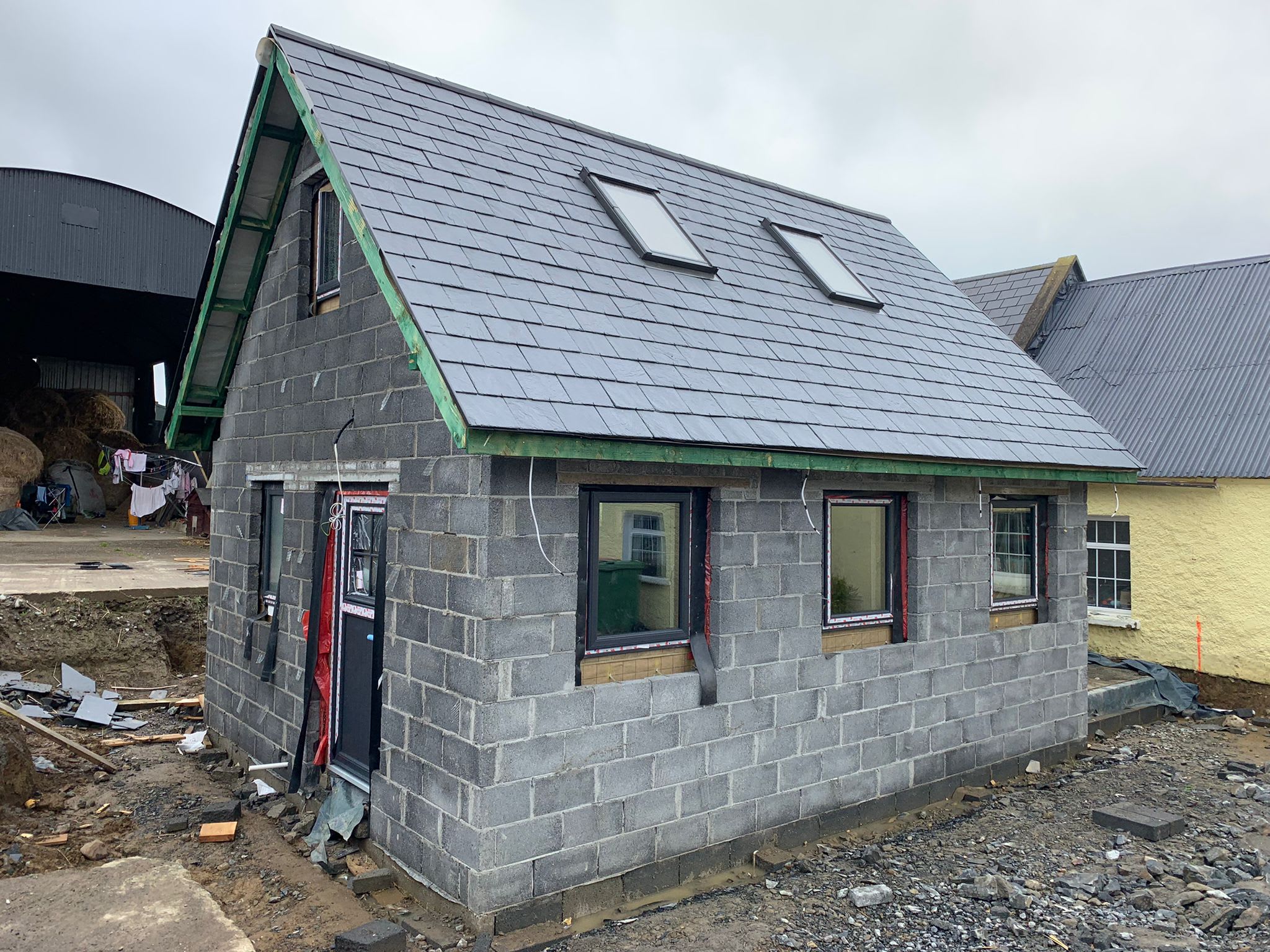 Timber Frame/Stone Clad Extension