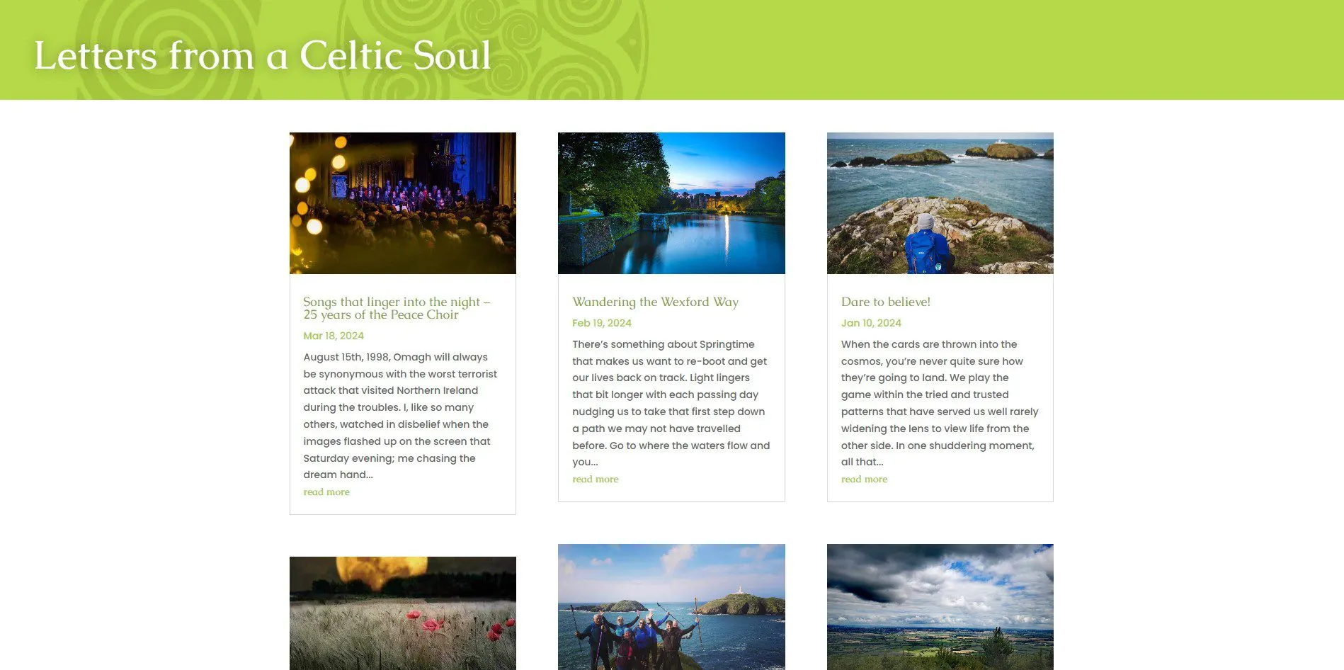 Letters from a Celtic Soul - Celtic Ways Ireland