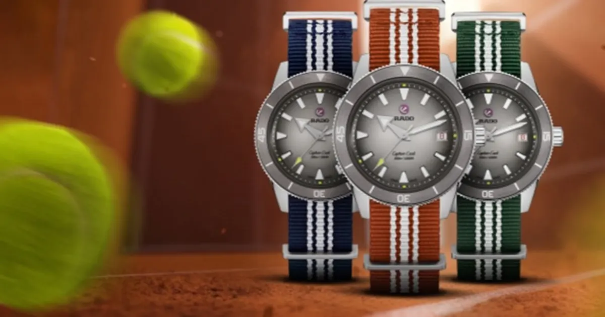 Grand Slam: Rado Celebrates 40 Years in Tennis with a Limited-Edition ...