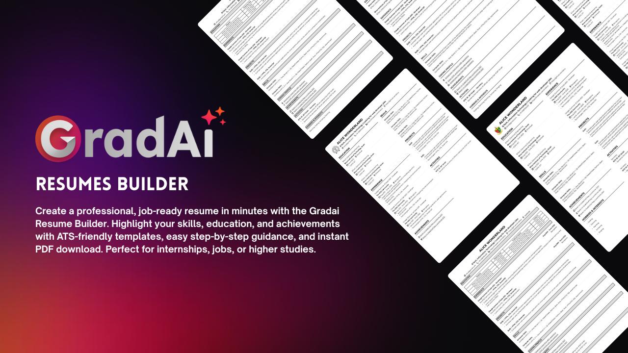 GradAI | Resume Builder