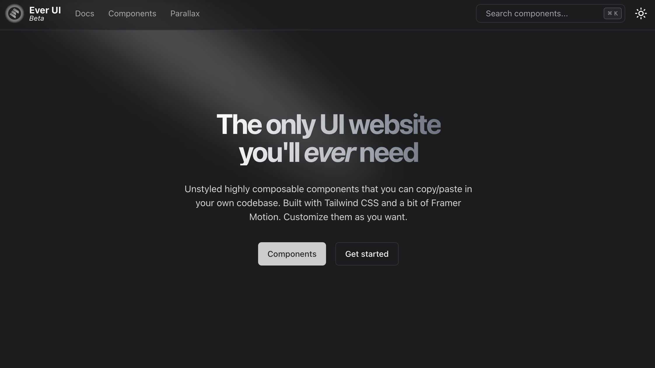 Animate Group - Ever UI Animate Group - Ever UI