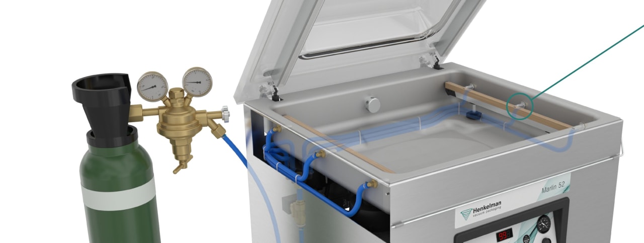 Modified Atmosphere Packaging of Gas flushing | Henkelman