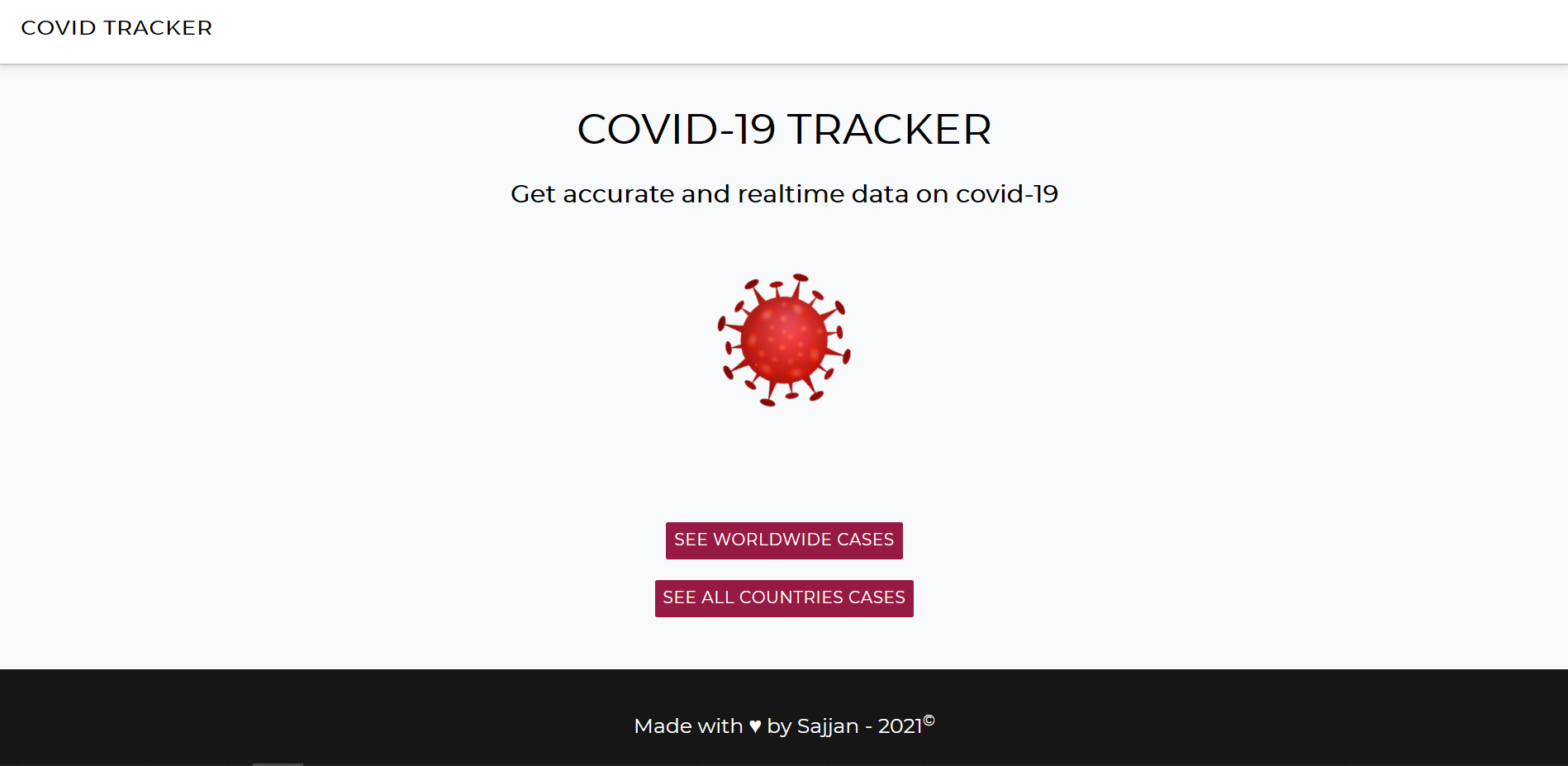 GitHub - SajjanKarn/covid-tracker-next: A simple performant website ...