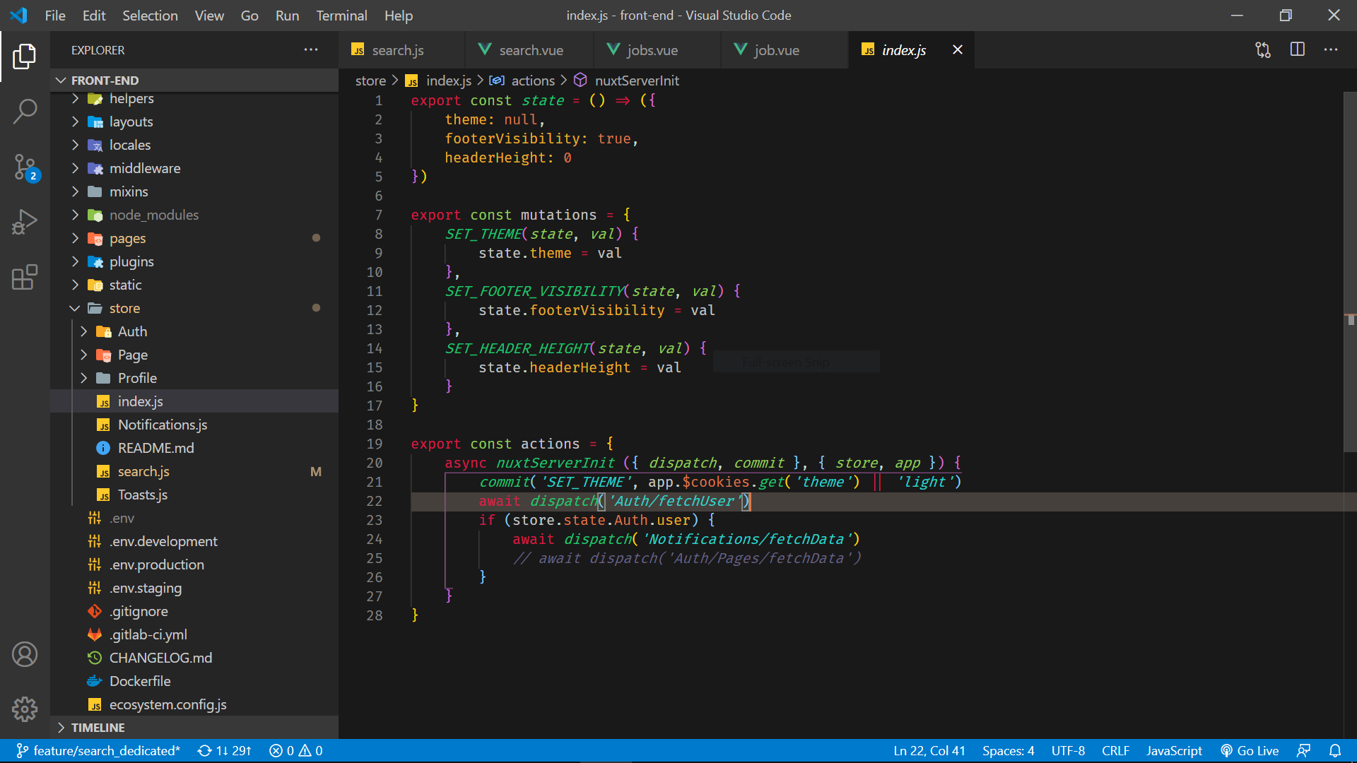 GitHub - FxOmar/Senku-theme: A dark theme for Visual Studio Code.