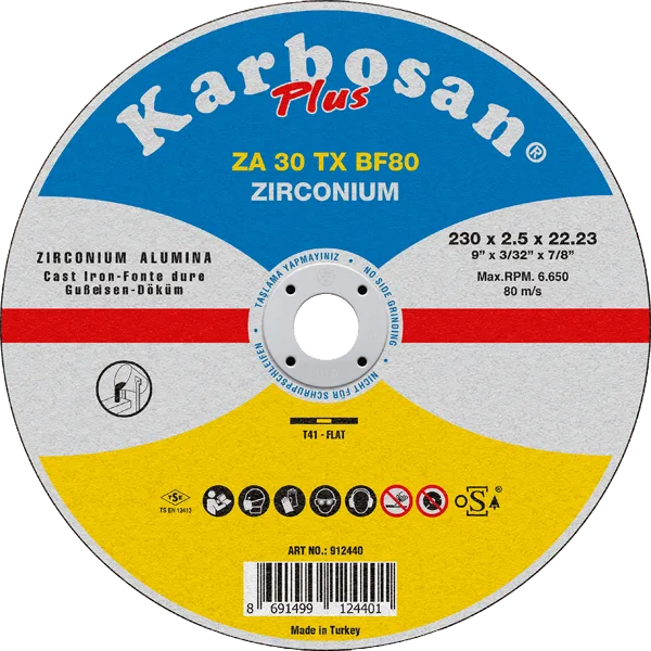 ZA Döküm Kesme Diskleri ZA Döküm Kesme Diskleri