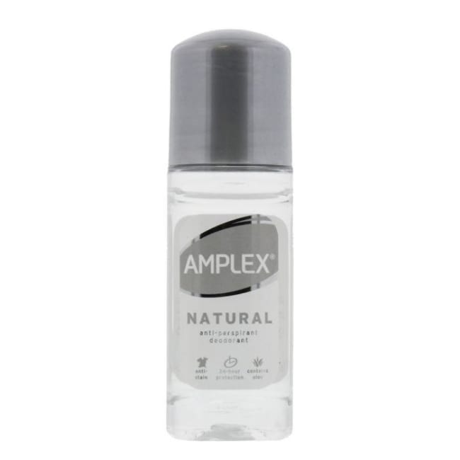 Amplex Natural Deo Roll On 50ml Stort utvalg & lave priser