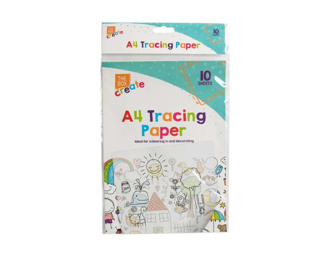 The Box Create Tracing Paper A4 10pk Stort utvalg & lave priser