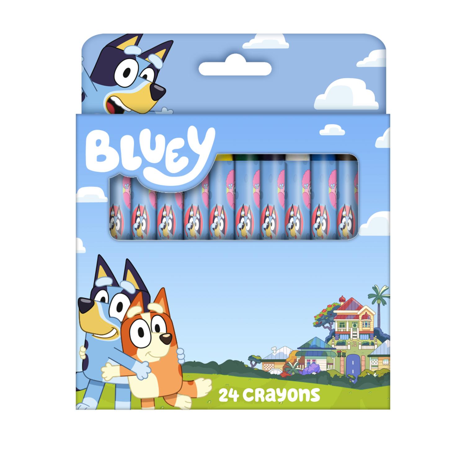 Bluey Crayons 24pk Stort utvalg & lave priser