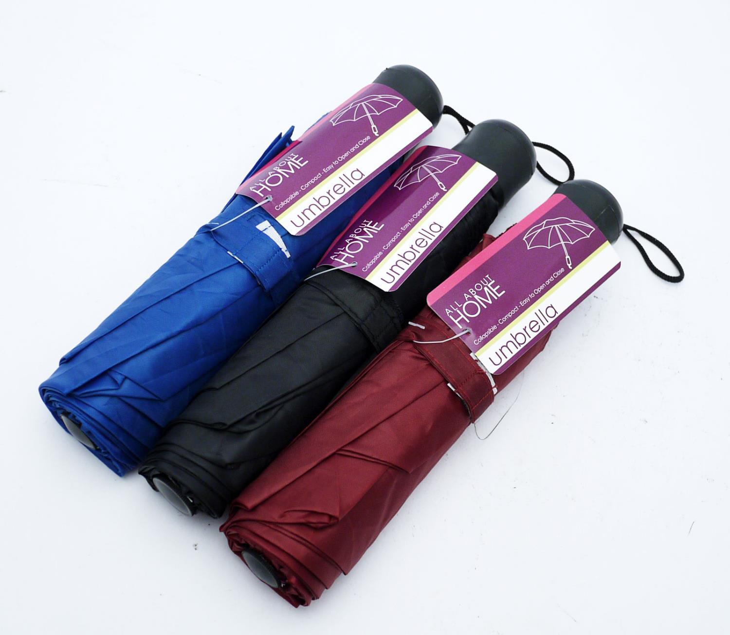 Super Mini Umbrella Div.Farger Stort utvalg & lave priser