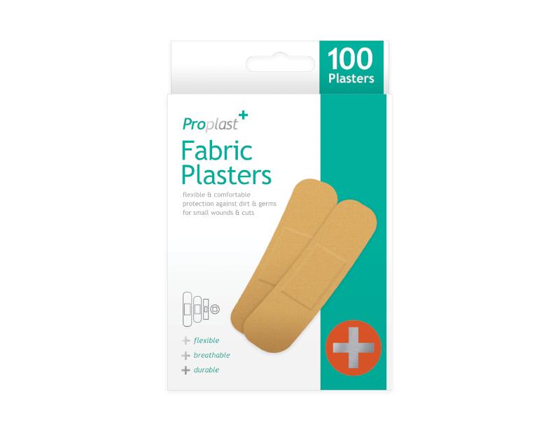 ProPlast Fabric Plasters 100pk Stort utvalg & lave priser