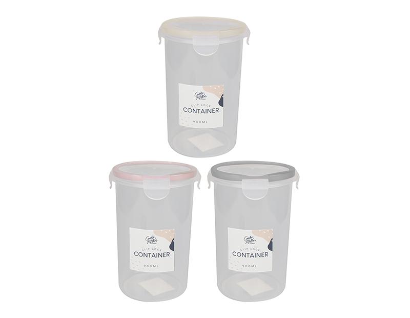 Cooke&Miller Clip Lock Container 900ml Div.Farger Stort utvalg & lave ...
