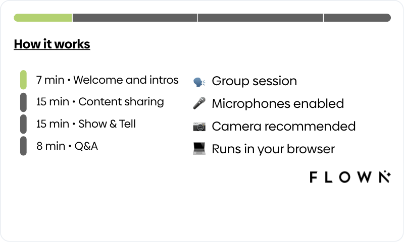 FLOWN Accountability Group Taster - Rich - Thursday 22 May 2025