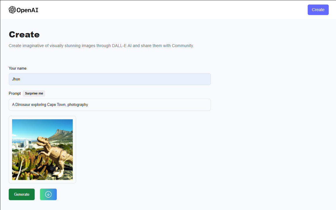 GitHub - lalitkumawat1m/DALL-E_AI_CLONE: Build and Deploy a Full Stack MERN AI Image Generation ...