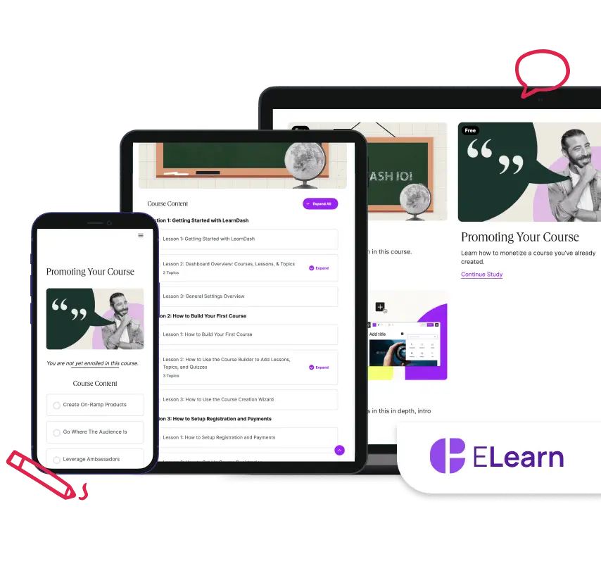 ELearn - Learning Management System | Ainzun Solutions